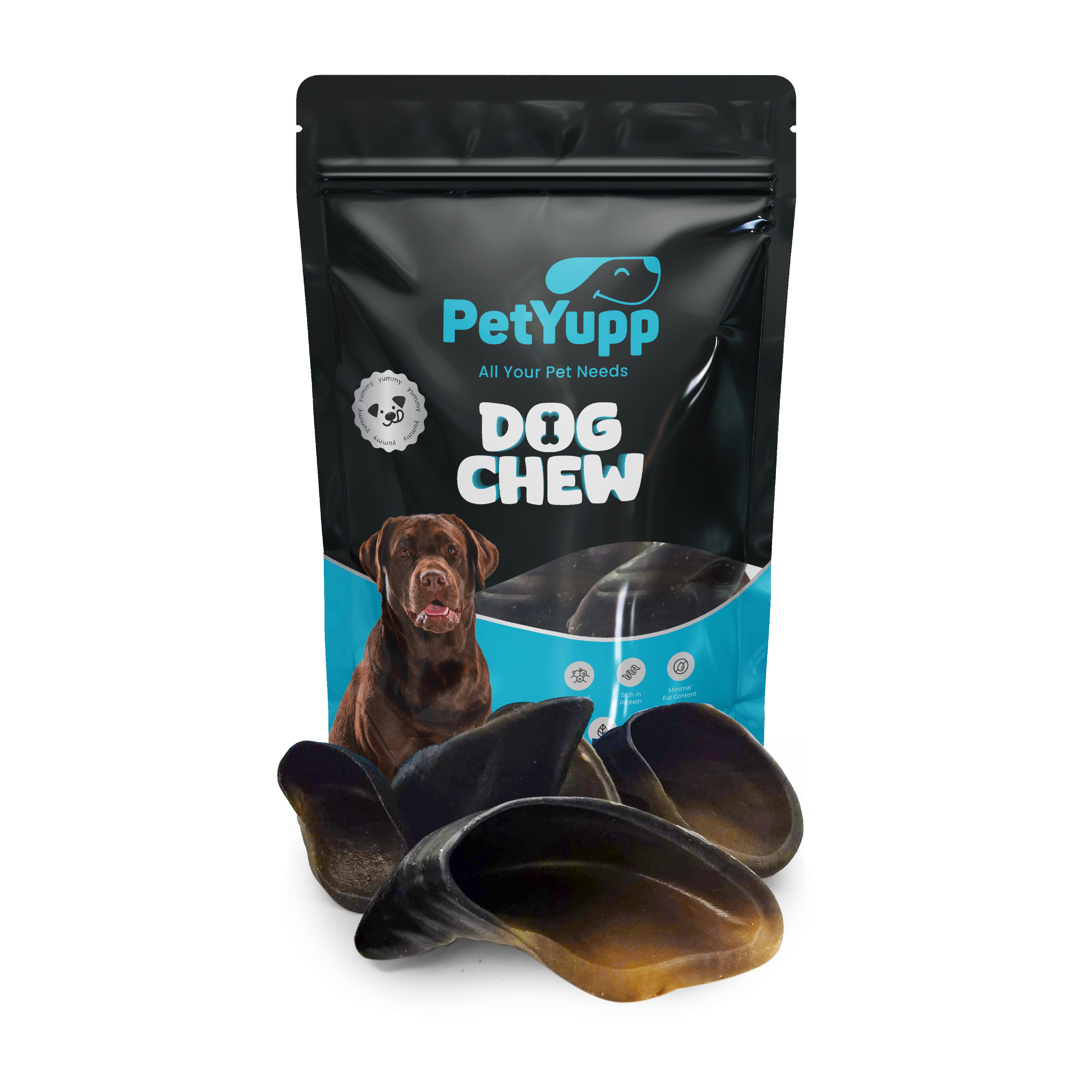 100% Natural Water Buffalo Hooves Dog Chew - Pack of 5
